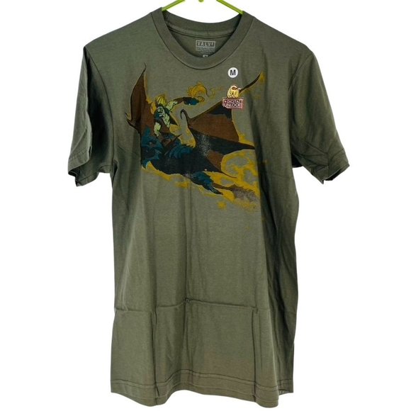 Valve | Shirts | Valve Dota 2 Mens The Dreaded Forgewing Olive Tee Size ...